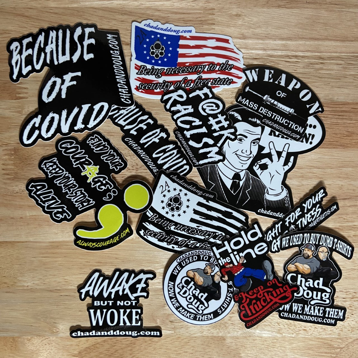 CAD Weapon of Mass Destruction small sticker – CourageBarbell